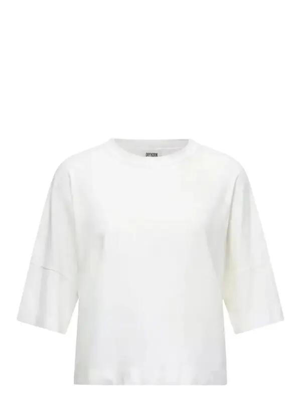 DRYKORN Kusia Drop-shoulder T-shirt - White