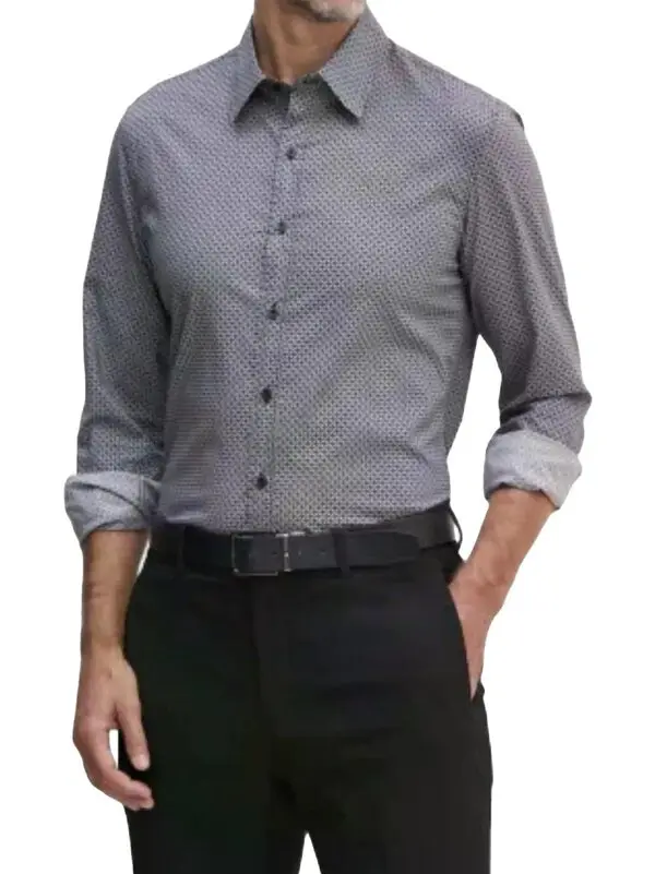 Michael Kors Geometric-print Shirt - Grey