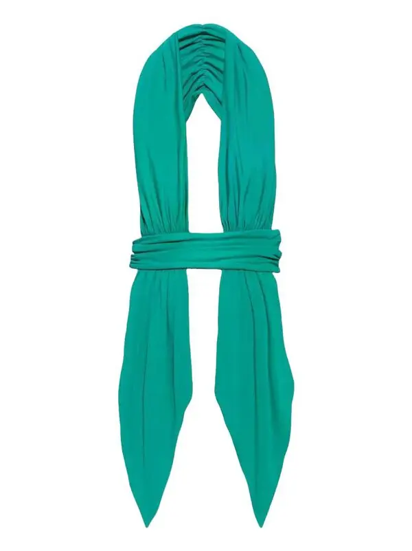 Christopher Esber Halterneck Draped Top - Green