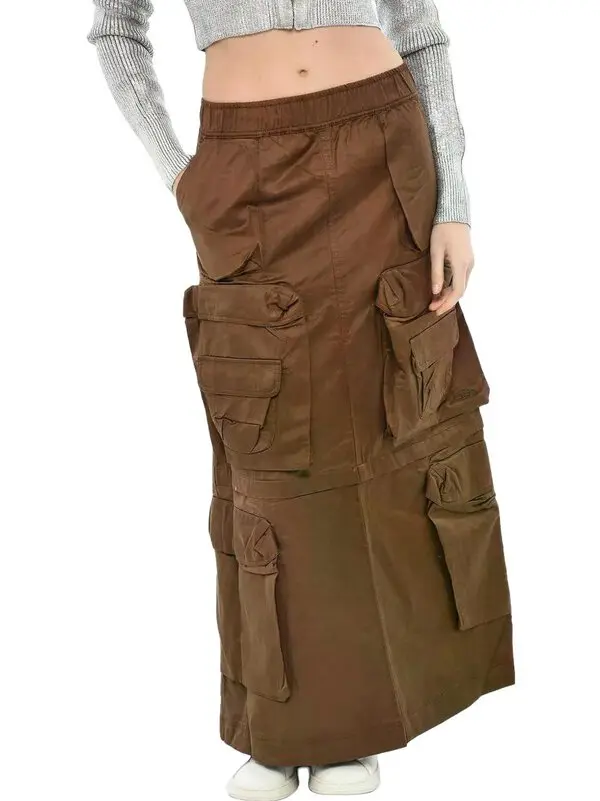 DIESEL® Cargo Maxi Skirt - Brown