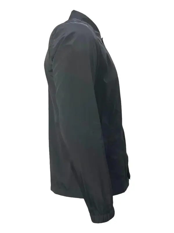 Theory Buttoned Nylon Shirt Jacket - Black