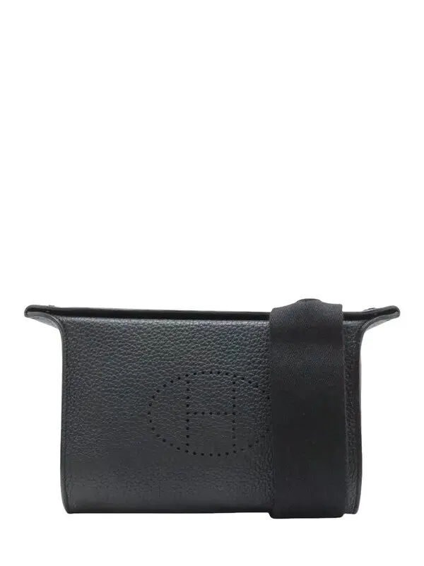 Hermès 2026 Togo Videpoches Crossbody Bag - Black
