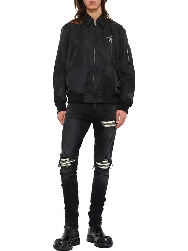 Undercover Logo-print Zip-up Jacket - Black