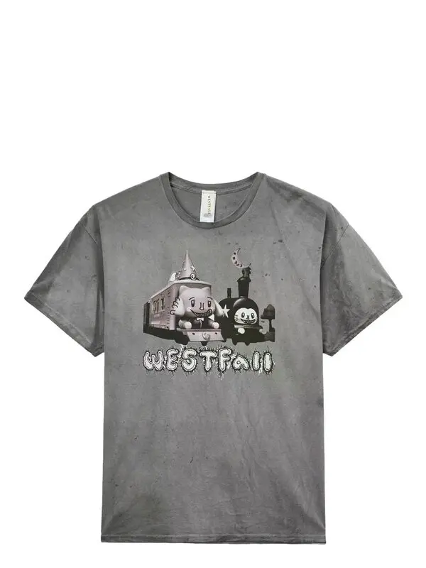 WESTFALL Graphic-print T-shirt - Grey