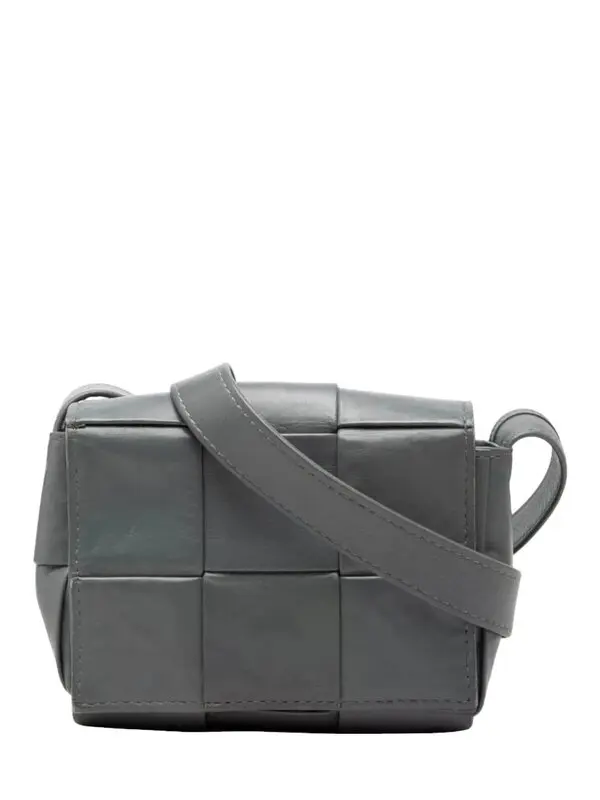 Bottega Veneta Cassette Crossbody Bag - Grey