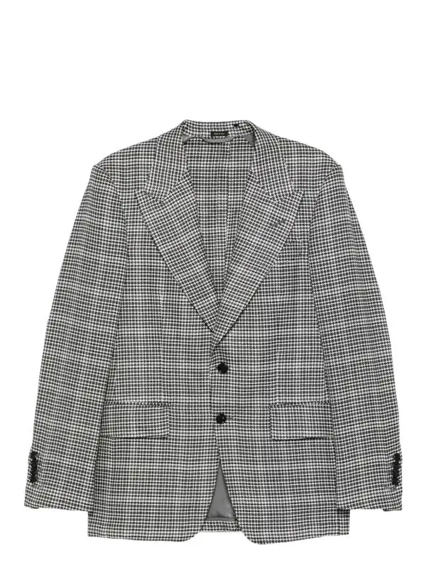 TOM FORD Shelton Button-up Blazer - Black