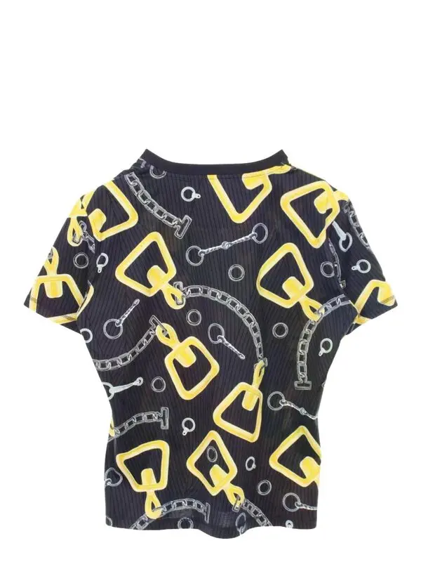 Hermès 2000s Graphic Print Short Sleeve T-shirt - Blue