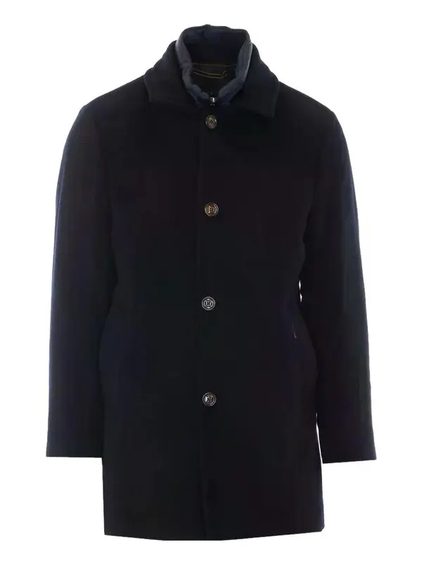 MOORER Monferrato Coat - Blue