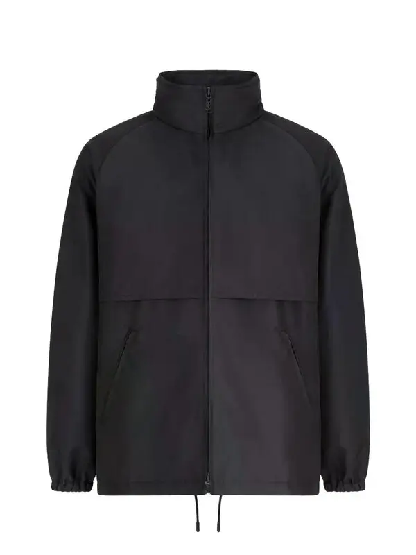 Saint Laurent Raglan-sleeve Hooded Windbreaker - Black