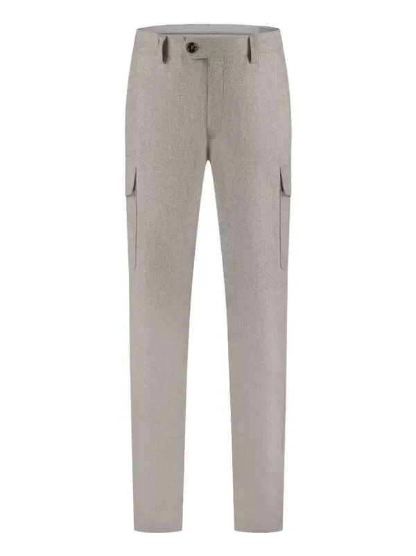 Brunello Cucinelli Mélange Cargo Trousers - Neutrals