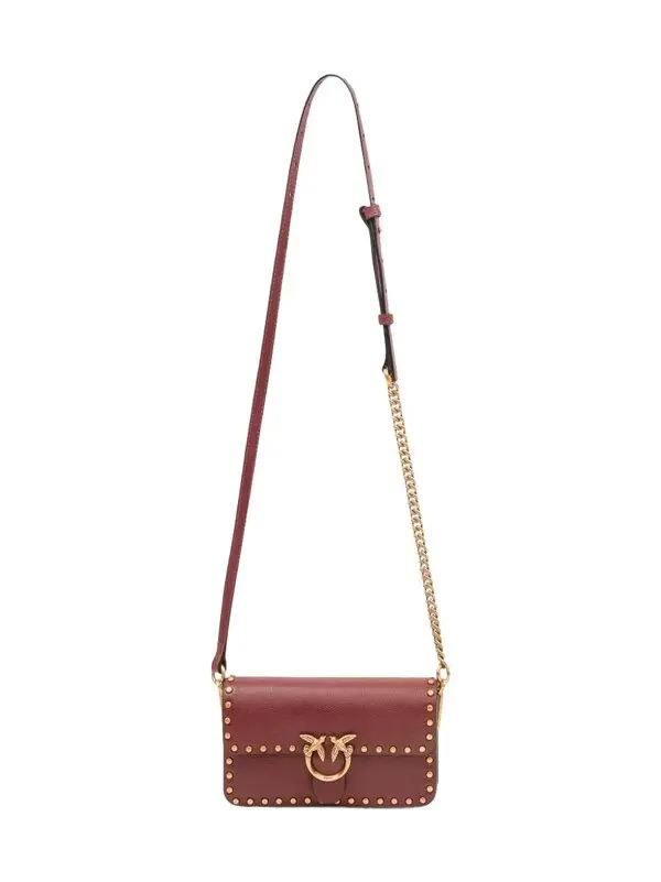 Pinko Baby Love One Slouchy Shoulder Bag - Red