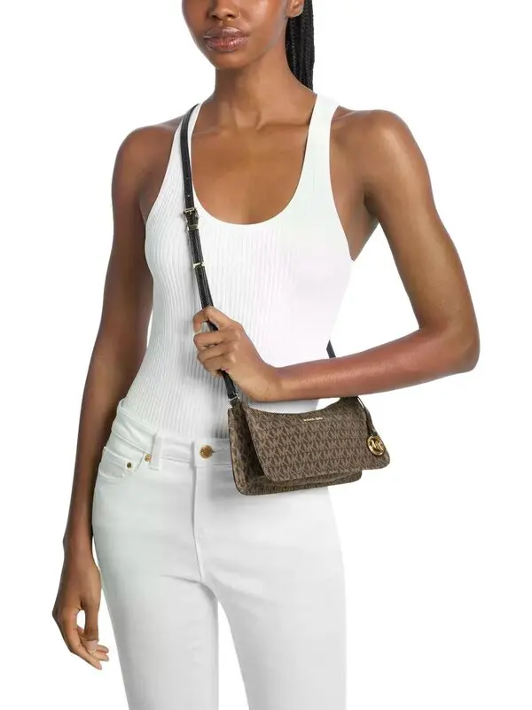 Michael Kors Zadie Small East West Trapezoid Crossbody Bag - Green