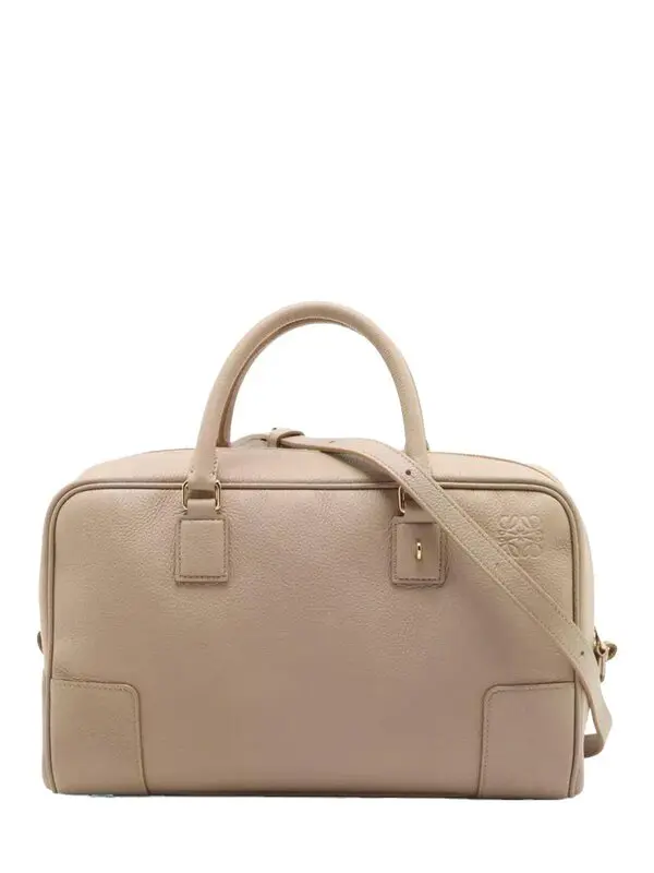 Loewe Leather Amazona 28 Satchel - Neutrals