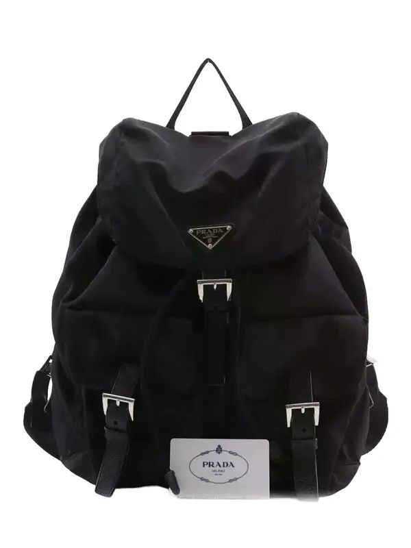 Prada Tessuto Backpack - Black
