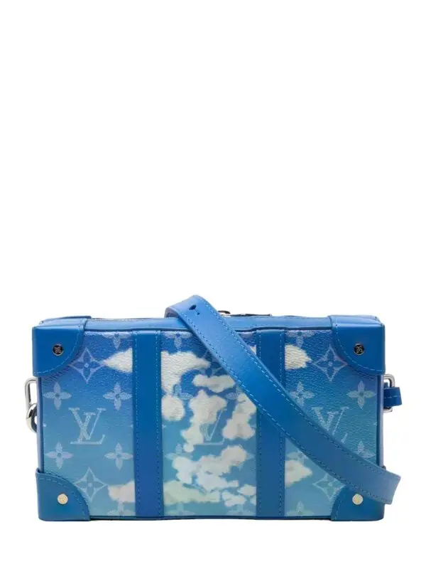 LOUIS VUITTON Monogram Clouds Soft Trunk Wallet Crossbody Bag - Blue