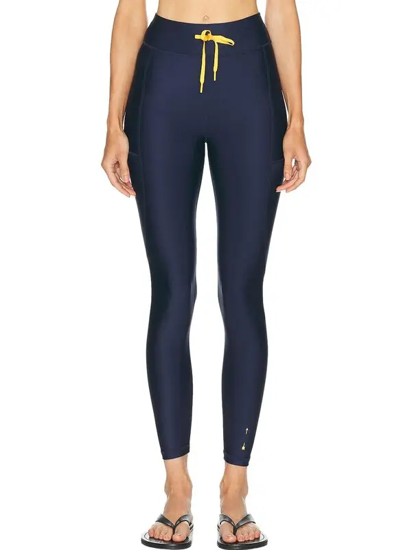 The Upside Salvador 25 Midi Legging - Navy