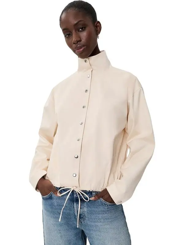REFORMATION Lennon Jacket - Yogurt
