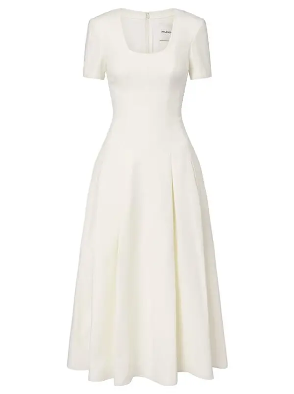 Roland Mouret Wool And Silk Cocktail Dress - White