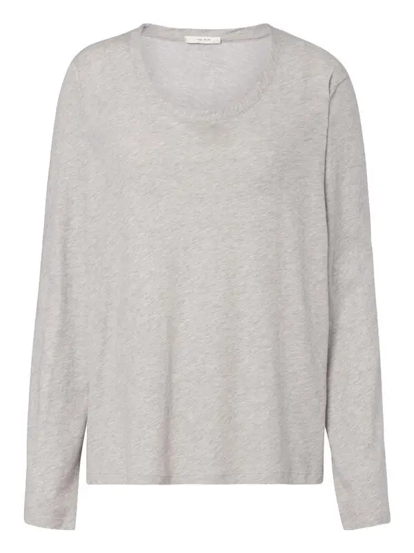 THE ROW Fraya Cotton T-shirt - Grey