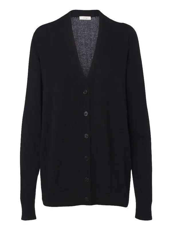 THE ROW Pelagia Cashmere Cardigan - Black