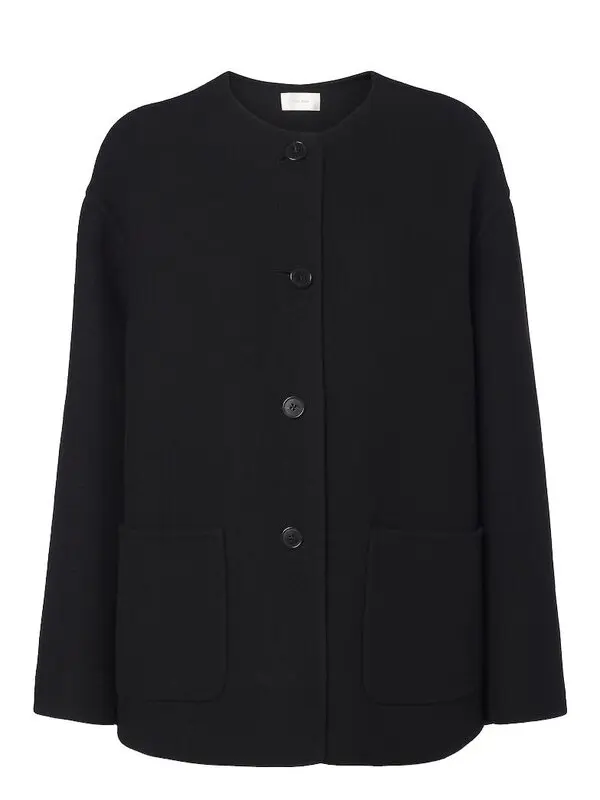 THE ROW Quintus Wool And Cashmere-blend Jacket - Black