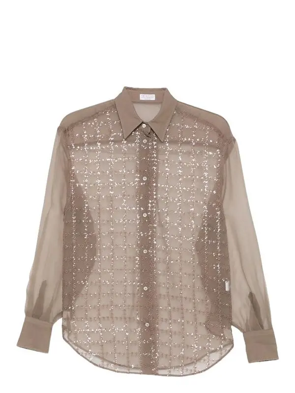 Brunello Cucinelli Tops Shirts - Brown