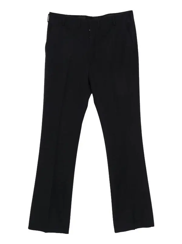 Prada Tailored Virgin Wool Trousers - Black