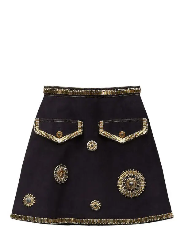 Versace Skirts A-line Skirts - Black