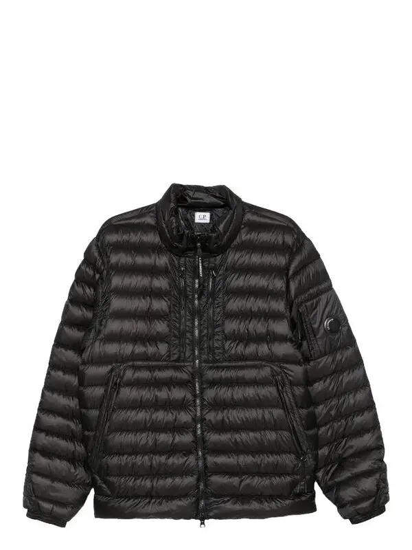 C.P. COMPANY Ripstop Down Jacket - Black