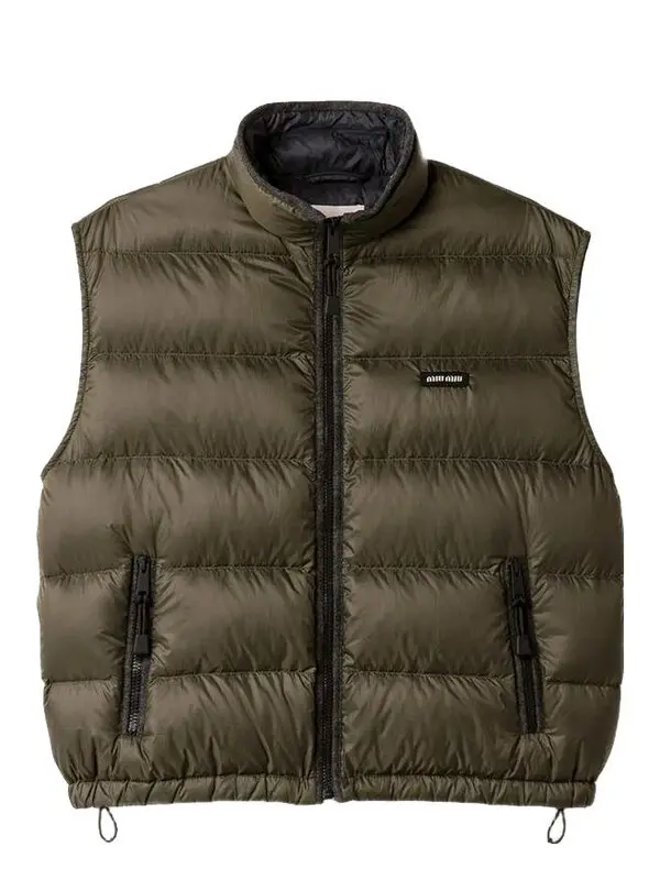 Miu Miu Jackets Waistcoat & Gilets - Green