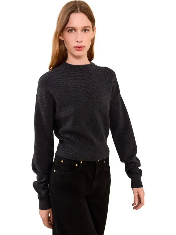 Ulla Johnson Alden Knit Pullover - Charcoal