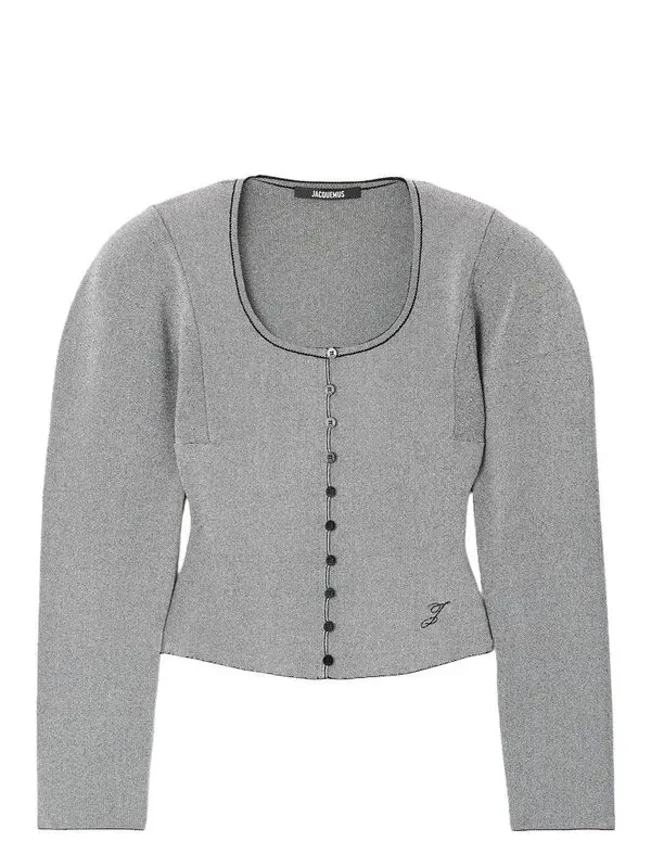 Jacquemus The Sera Cardigan Dark - Beige