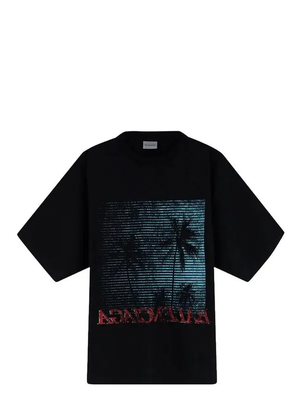 Balenciaga Oversized Tee - Black