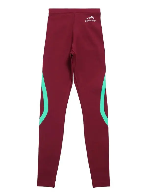 Balenciaga Techwear Leggings And Metallic - Silver