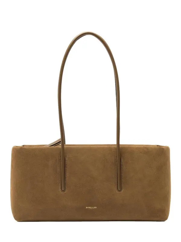 DEMELLIER The Stockholm Suede Shoulder Bag - Tan