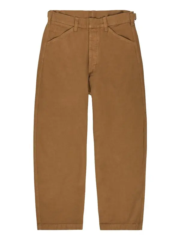 LEMAIRE Oversized Cotton-twill Trousers - Tan