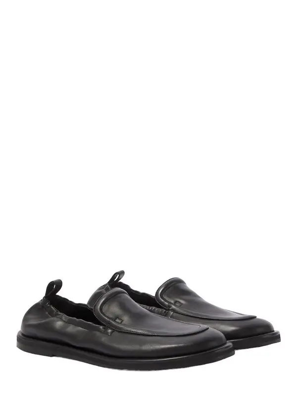 Studio Nicholson Donovan Leather Loafers - Black
