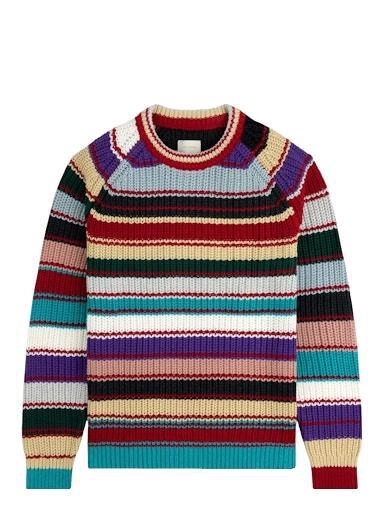 Aimé Leon Dore Striped Crewneck Sweater - Multicolor