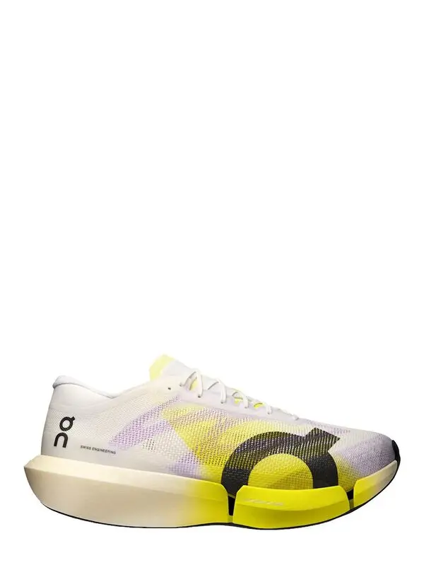On Cloudboom Strike 2in Athletic Sneakers - White/lime