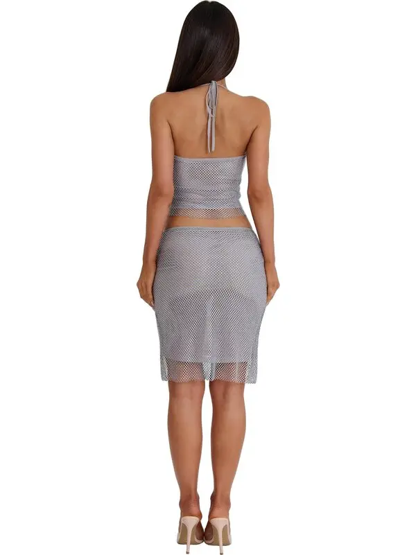 OUTCAST Annarella Crop Top - Silver