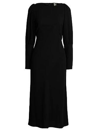 INES DE LA FRESSANGE PARIS Midi Dress Size Polyester - Black