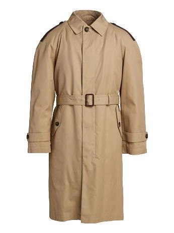 TOD'S Gabardine Belted Trench Coat - Beige