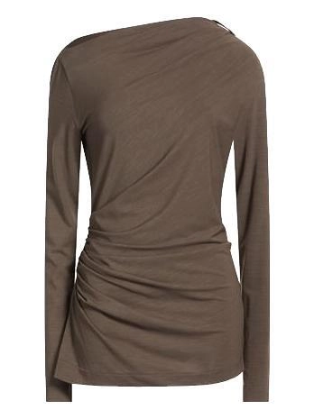 Brunello Cucinelli T-shirt Size Wool, Viscose, Elastane, Brass - Beige