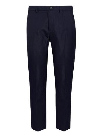DEPARTMENT 5 Tailored Twill Trousers - Navy