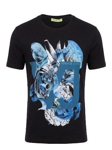 Versace T-shirt Size Cotton - Black