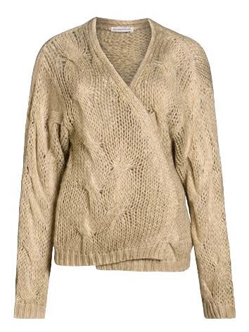 RICCARDO FORCONI Cardigan Size Polyester, Wool, Acrylic - Khaki