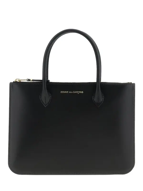 Comme Des Garçons Leather Mini Bag - Black