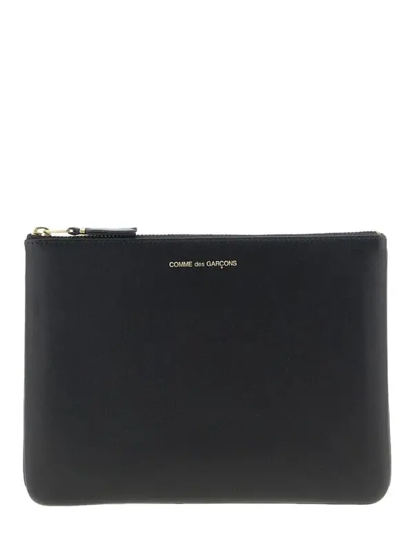 Comme Des Garçons Leather Pouch - Black