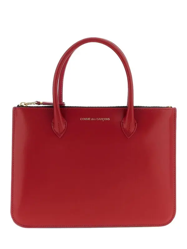Comme Des Garçons Leather Mini Bag - Red