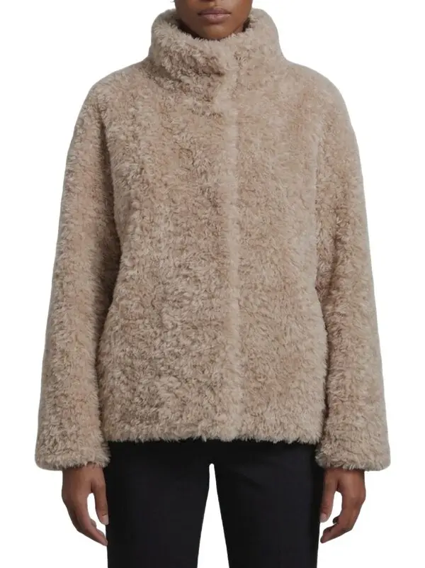 Herno Faux Fur Short Coat - Pink